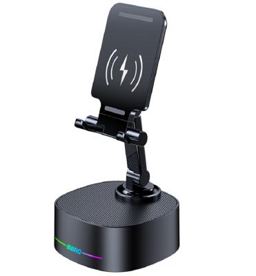 China 8W Power Output 15W Wireless Charging RGB Ambient Light 2000mAh Battery Bluetooth 5.3 TWS Connection for Outdoor Camping for sale