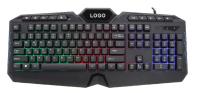 China 104 10 Keys ETEK Keyboard with Rainbow Backlight Carbon Film Technology and Simple Light Effect Control Lightweight at 658g for sale