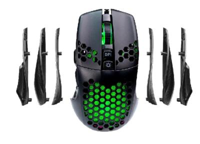 China Adjustable 8000DPI in 5 Levels Keyboards Mouse Combos 58g 128*78*42MM 9D Ergonomic Design 8M Micro Movements RGB Lighting for FPS and MMORPG Players for sale