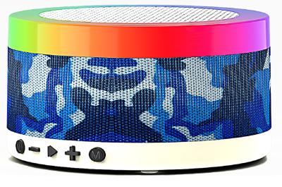 China RMS 15W Power 102mm Speaker Bluetooth TF Card USB FM Radio Support 2400mAh Battery Colorful LED Lights With Multiple Modes for sale