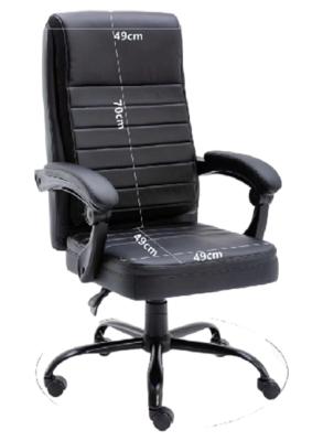 China Multi-Function Mechanism Ergonomic Gaming Desk Chair With High-rebound PU Armrests And Backrest 320mm Chrome Base With Nylon Casters for sale