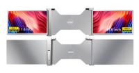 China Three-screen Productivity Entertainment FHD Computer Monitor With A 25.3mm Thin Display Full HD IPS 1920 × 1080 HDR Support for sale
