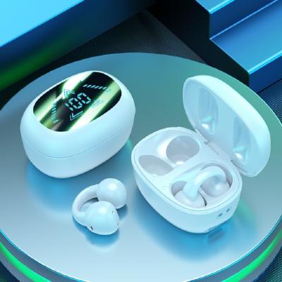 China TWS Fully Open Wireless F13 With LED Display Bluetooth 5.3 AAC/SBC Decoding 40mAh Headphones + 400mAh Case For Business People for sale