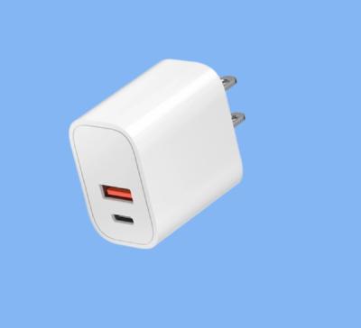 China Dual Port Charger 36W Fast Charging USB-C+USB-A Supports PD/QC Fast Charging Protocol 110-240V 50/60Hz Global Universal for sale