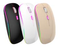 China 2.4G Bluetooth Mouse With Windows And IOS 4 Precision Buttons Mouse 1600DPI Tracking Rechargeable Lightning Mouse for sale
