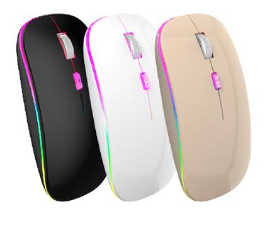 China 2.4G Bluetooth Mouse With Windows And IOS 4 Precision Buttons Mouse 1600DPI Tracking Rechargeable Lightning Mouse for sale