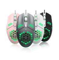 China Wired Mouse Offers A Button Life Of 10 Million Clicks Adjustable 6400 DPI 6-button Design RGB Lighting 1.5m USB Cable for sale