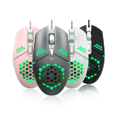 China Wired Mouse Offers A Button Life Of 10 Million Clicks Adjustable 6400 DPI 6-button Design RGB Lighting 1.5m USB Cable for sale