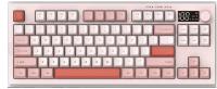 China Dual-mode Backlit Keyboard Made Of ABS Material With Reinforced Iron Plate Silver-paste Waterproof for sale