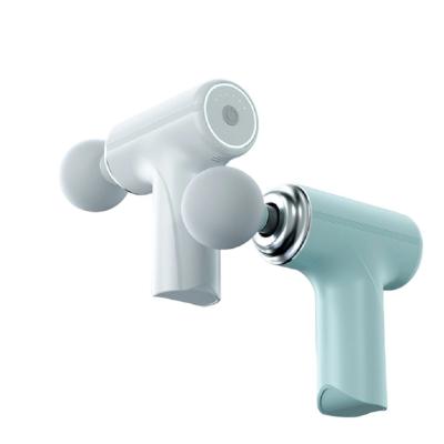 China ETEK 6-Mode Professional Muscle Massage Gun 25W 4500rps Dual 1200mAh Battery ABS+Aluminum Body Green White for sale