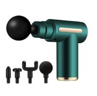 China 6-Mode Handheld Muscle Massager With 800mAh 30W Deep Relief 4 Massage Heads For Back / Legs Red Green Black Gray for sale
