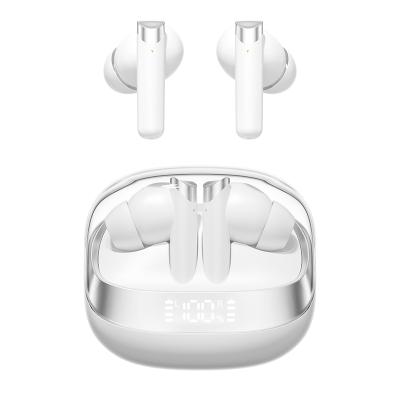 China ETEK Wireless Earphones Bluetooth 5.4 ANC Earphone F10 Copper Ring Speaker 300mAh Case Black White Complexion for sale