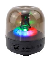 China ETEK Bluetooth 5.3 Speaker 5W 52MM Driver 500mAh Battery ABS+PC Material RGB Light AUX/TF/FM/USB Playback & calling black for sale