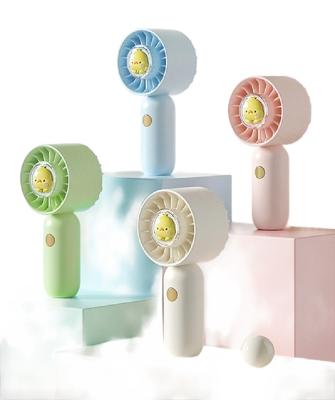 China 3-speed Portable Fan With Lany 500mAh Battery Type-C Fast Charging Select Fan In White / Green / Blue / Pink for sale