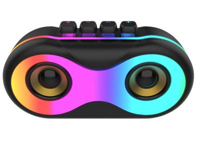 China ETEK Bluetooth 5.3 speaker with RGB Light, dual 52mm driver speaker with 16W stereo,TYPE-C charging ,1800mAh battery for sale