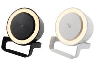 China 5W Bluetooth 5.3 Speaker With RGB Touch Light 57mm Driver ABS+silicone Construction Type-C Wireless Charging for sale
