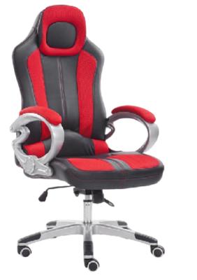 China Ergonomic Chair With PU Castors Powder-coated Base 100mm Gaslift Tilt Mechanism Red / Black Mesh Armrests for sale