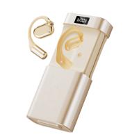 China ETEK Open-fit AI Translation Wireless Earphone With LED Flashlight & Power Bank 1800mAh Charging Case Black / Complexion for sale