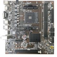 China M-ATX AM4 Motherboard For Ryzen3/5 CPUs Dual DDR4 Slots 4*SATA3.0 Ports VGA+HDMI Display Outputs And 3*3.5mm Audio Jacks for sale