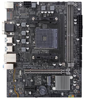China ETEK AM4 Socket Micro-ATX Motherboard For AMD Ryzen CPUs Dual-channel DDR4 3600MHz PCIe 4.0*16 Slot for sale