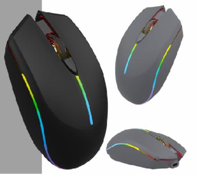 China 2.4G And Bluetooth Dual-mode Connectivity Mouse 500mAh Rechargeable Battery Adjustable DPI 800/1200/1600 for sale