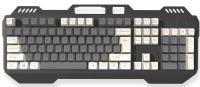 China Wired Keyboard  Iron Gray Dual-color Keycaps With Rainbow Breathing Backlight Ergonomically Designed Keycaps for sale