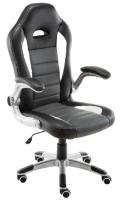 China Ergonomic Chair With Flip-Up Armrest & Triple PU Padding 320mm PU Castors With Powder Coating Base And 100mm Painting Gaslift for sale