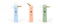 China Rechargeable Misting Fan with 1200mAh Battery and LED Flash for sale