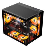 China Micro 275m ATX Mid-Tower Gaming PC Case 339x275x330mm Black for sale