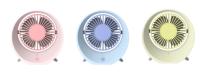China Portable Rechargeable Fan 1200mAh Battery 3 Speed ABS+PP for sale