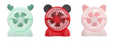 China Portable Rechargeable Fan 500mAh Battery 2.5H Runtime ABS+PP+PVC for sale