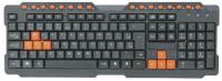China Wired Multimedia USB Keyboard with 104 Keys and 16 Hot Keys, Waterproof Black HIPS Housing, 442.2*156*23.5 mm Size for sale