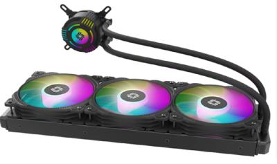 China 360mm ARGB Liquid CPU Cooler with 400mm Rubber Hose and PWM Fan 1800 RPM for High-Performance Cooling for sale