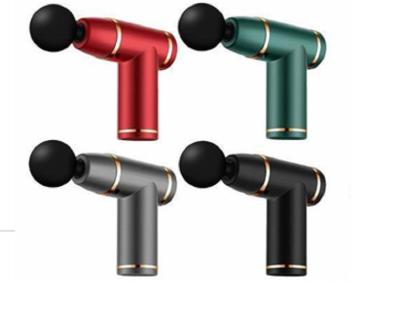 China 4-Head Rechargeable Massage Gun with 8 Modes and 1800-3200RPM for Deep Tissue Penetration for sale