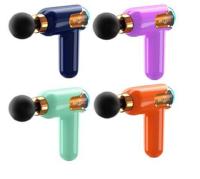 China 4-Head Rechargeable Muscle Massager Gun with 9 Adjustable Modes, LCD Display, and 7.4V Charging for Deep Tissue Relief for sale