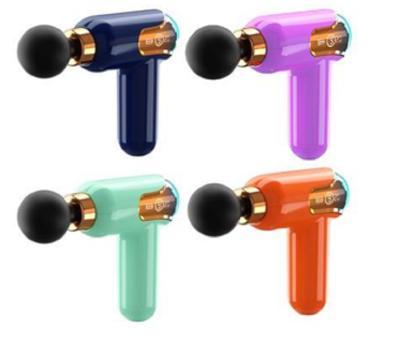 China 4-Head Rechargeable Muscle Massager Gun with 9 Adjustable Modes, LCD Display, and 7.4V Charging for Deep Tissue Relief for sale