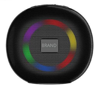 China 5W Portable Bluetooth Speaker,RGB Light, TF/FM/USB, Hands-Free Call, 200mAh, Strap, V5.3,for outdoor, gifts, and promotions for sale