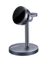 China ETEK  25W Metal 3-in-1 Wireless Charger,Fast Charging for Phone (up to 25W), Watch(5W) & Earbuds(2.5W),MOQ: 1,000 units. for sale