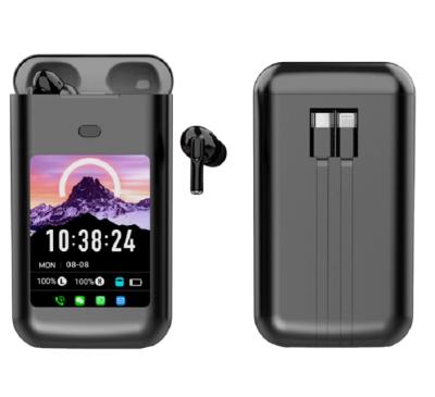 China Smart TWS Earbuds with 5000mAh Charging Case,Bluetooth 5.4,ENC Noise Cancellation, Multi-App Message Alerts (WeChat/WhatsApp/FB) for sale