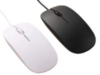 China ETEK 3D Ergonomic Wired Mouse,1000 DPI, 46g Lightweight, 1.2M USB Cable, IC 8733, Black/White for sale