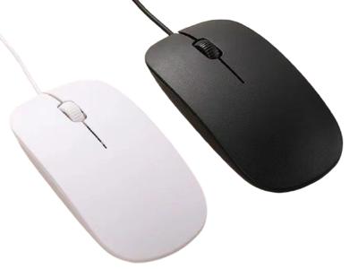China ETEK 3D Ergonomic Wired Mouse,1000 DPI, 46g Lightweight, 1.2M USB Cable, IC 8733, Black/White for sale