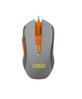 China 6D Wired Gaming Mouse,Rainbow LED, 4 DPI Levels (1200-3600), A603 IC, 96g Lightweight, 1.4m Braided Cable for sale