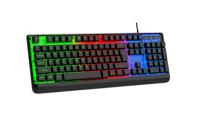 China 3-Color Backlit Wired Gaming Keyboard,Transparent ABS Top Shell, Laser-Printed Keys, 19-Key Anti-Ghosting, 1.5M Cable for sale