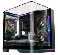 China 4-RAPTOR Mid-Tower Gaming PC Case,Dual Curved Tempered Glass, SPCC 0.5mm, Supports 330mm VGA / 240mm AIO, USB 3.0+Audio for sale