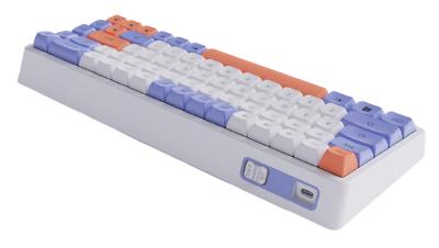 China Hot-Swappable RGB Mechanical Keyboard,ABS Case, Double-Shot Keycaps, 3000mAh, Full N-Key Rollover for sale