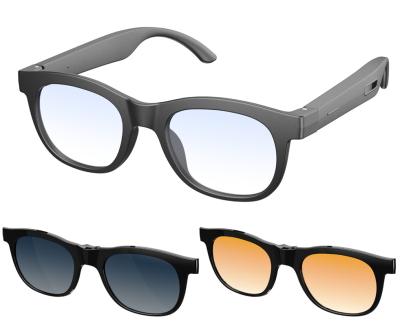 China AI Bluetooth Sunglasses,40g Lightweight, MEMS Mic for Meeting Recording, Magnetic Charging, Open-Ear Audio for sale