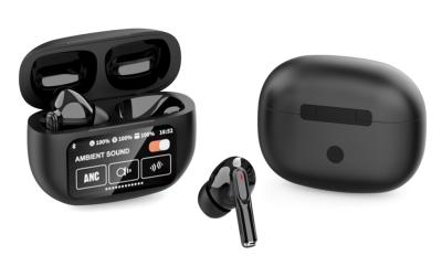 China TWS Earbuds with 300mAh charging case,TWS ANC+ENC Earbuds ,F10 Driver, Touch Control, Ambient Mode, 30+300mAh, Type-C, Black for sale