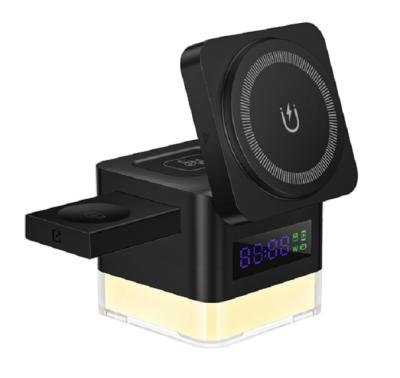 China 3-in-1 Wireless Charger for Apple,Dual USB PD+QC Ports, Power Display, Supports 45W input for stable multi-device charging for sale