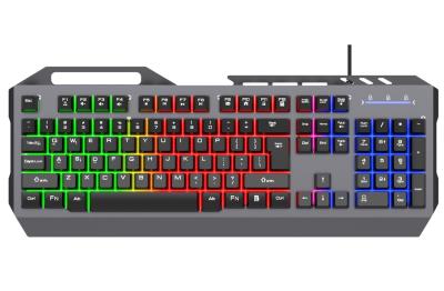 China Wired Backlit Keyboard,3-Color Mid-Backlight, 19-Key Anti-Ghosting, Iron Panel for sale