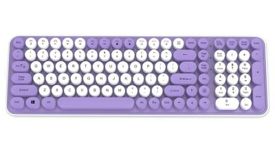 China Wireless Membrane Keyboard ,2.4G, ABS Full Body, AA Battery, 401mm for sale